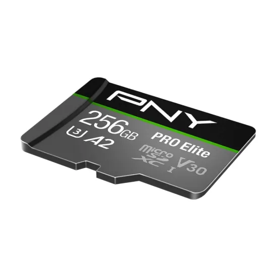 Storage : PNY Micro SD Memory Card Pro Elite 256GB With Adapter ...